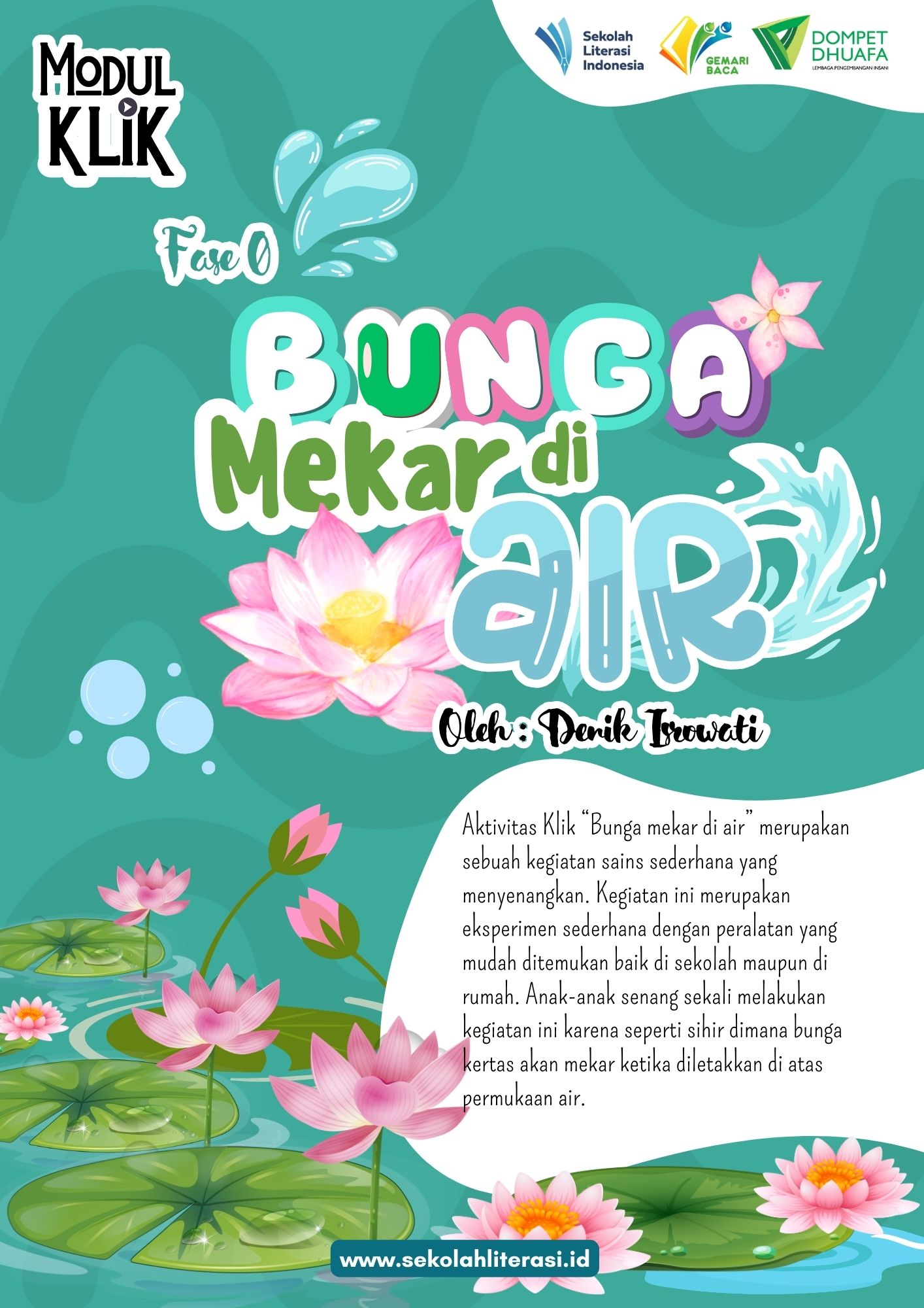 Bunga Mekar di Air - Sekolah Literasi Indonesia